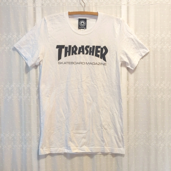 Thrasher | Shirts | Thrasher Skateboard Magazine White Tshirt Like New ...